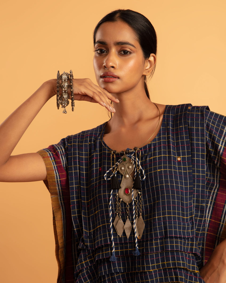 Blue kaftan set – Sonam Luthria